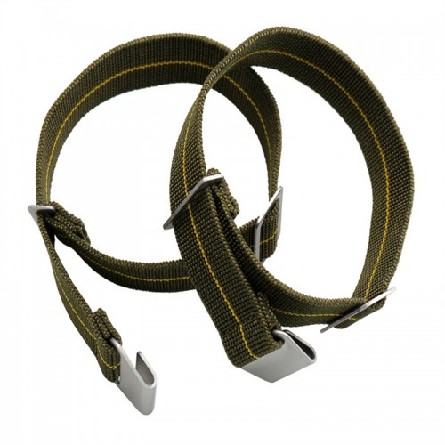 22mm French Troops Parachute Style Watch Band Elastic Fabric Nylon ...